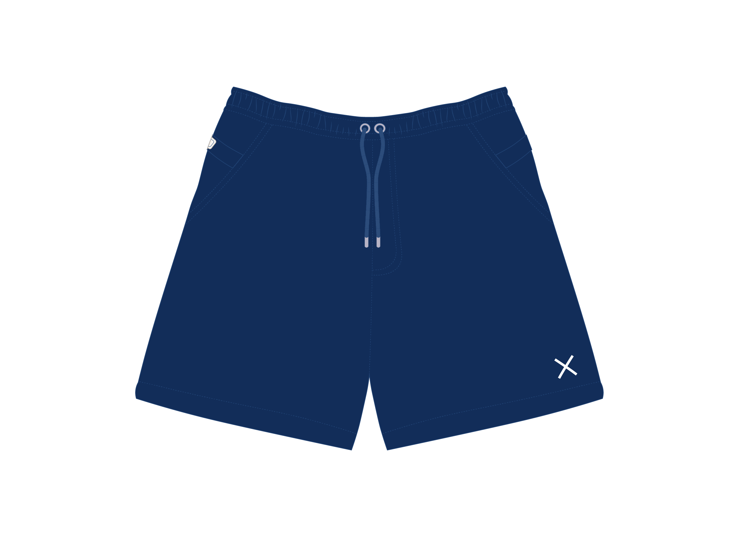 Laguna Blue Pool Shorts – Boutine LA