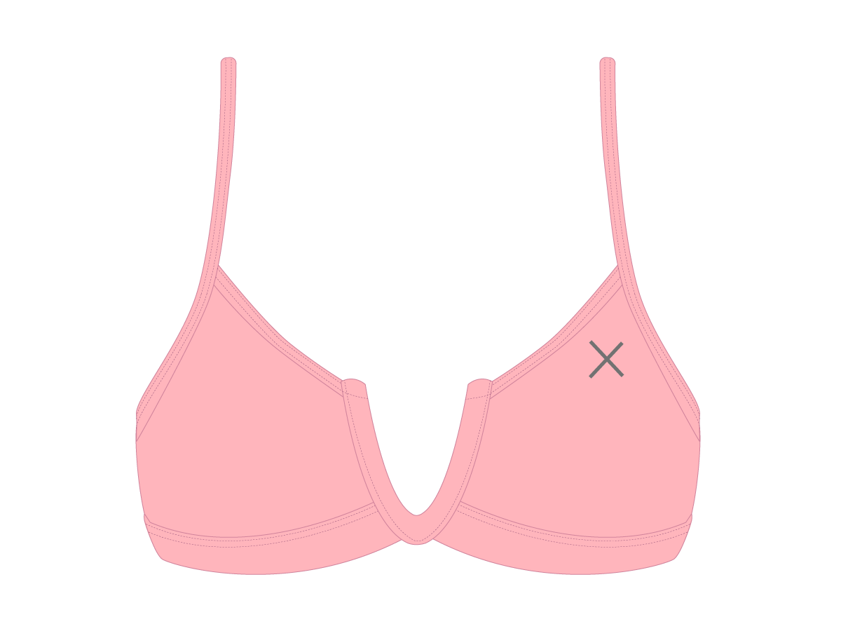 Blush Pink V-Cut Top – Boutine LA