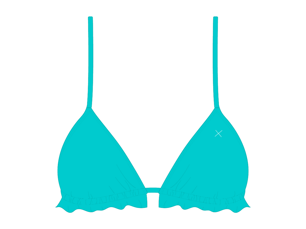 Cyan Fringe Top – Boutine LA