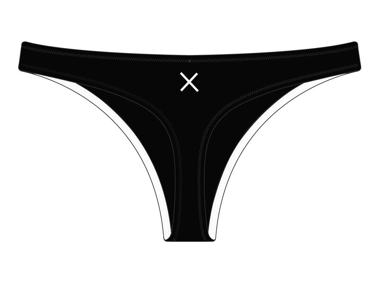 Manhattan Black Underwear Bottoms – Boutine LA