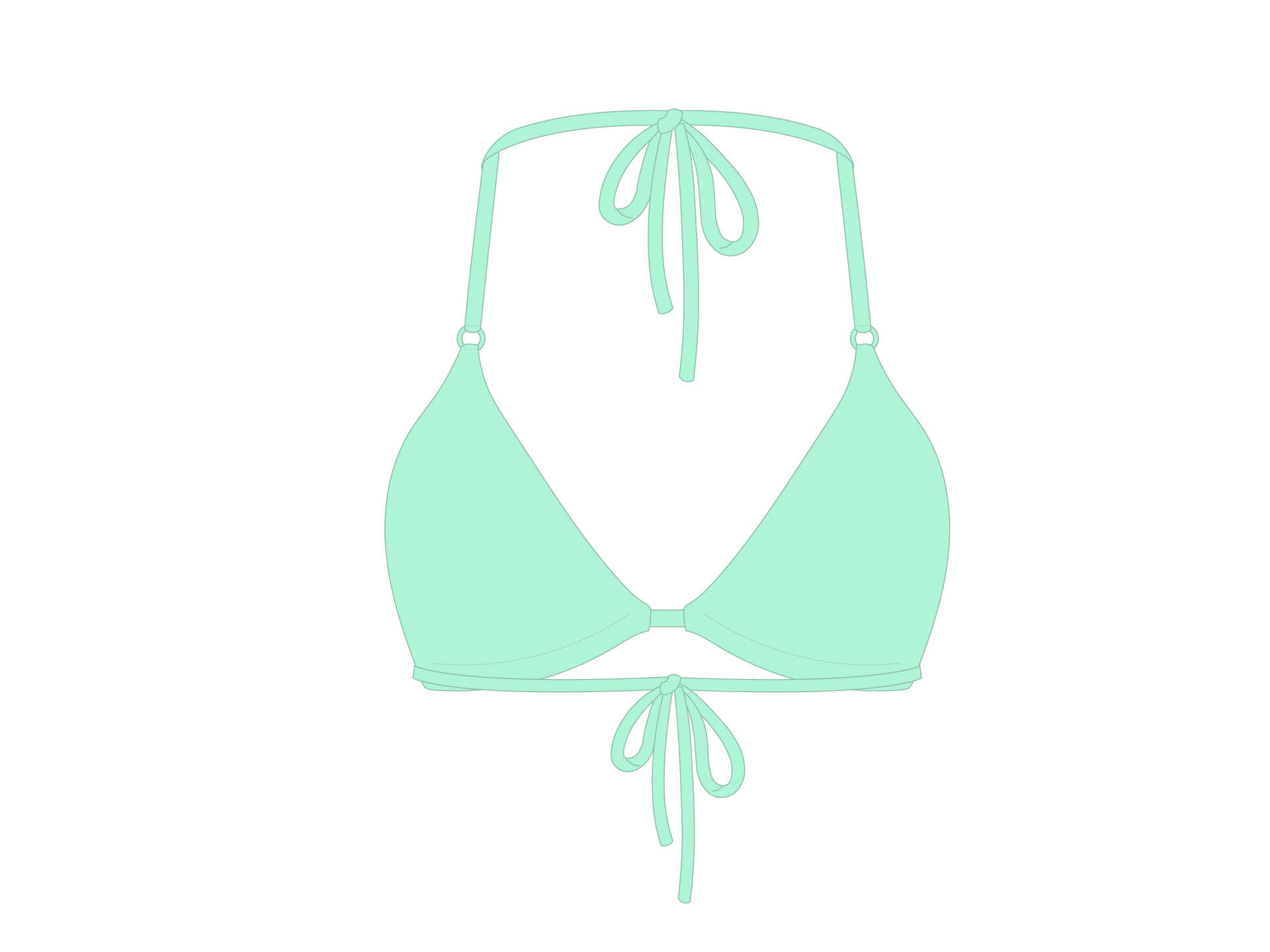 Off-Blue Color Block top – Boutine LA