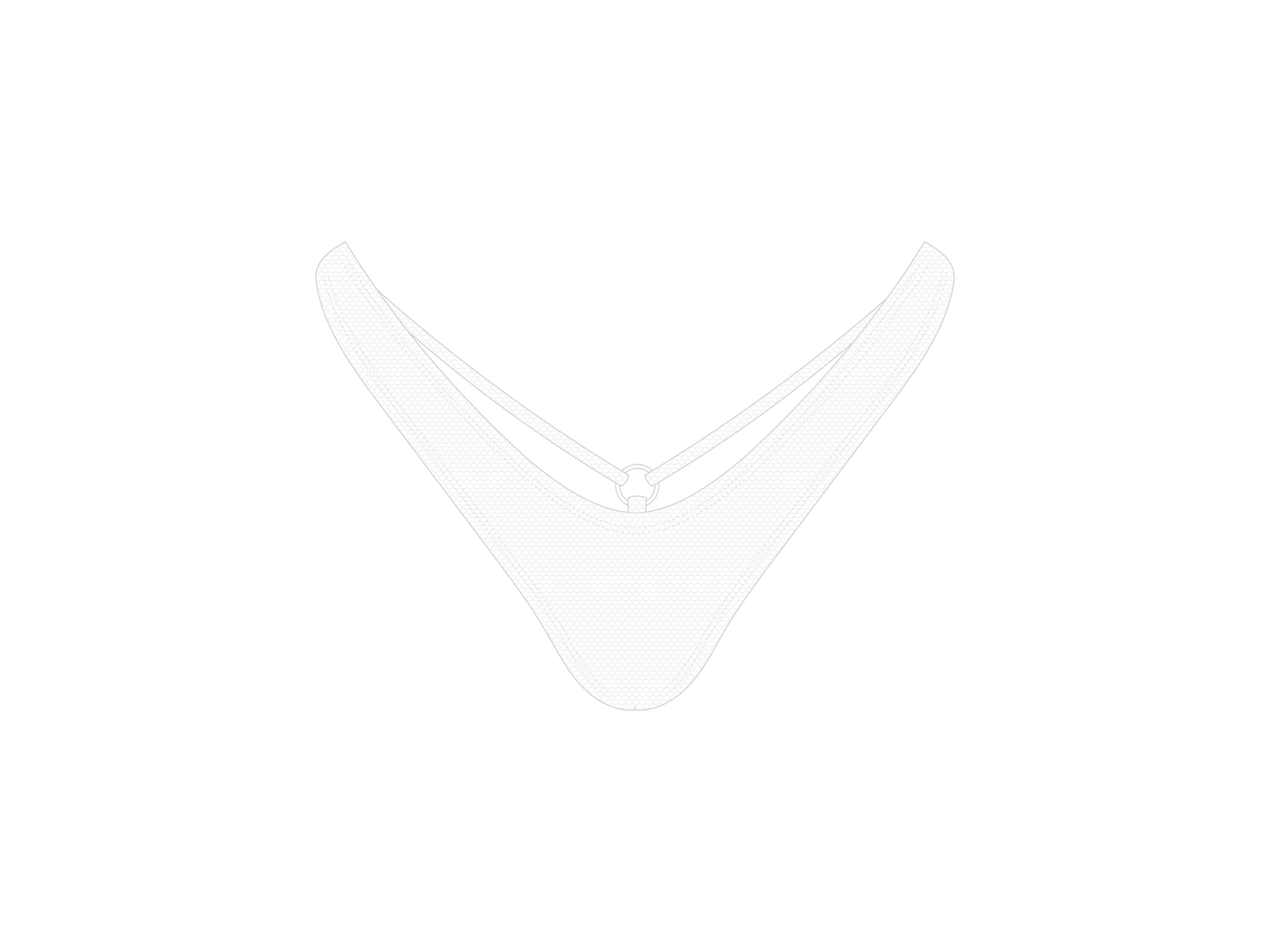 Venice White Around Bottoms - Honeycomb Fabric – Boutine LA