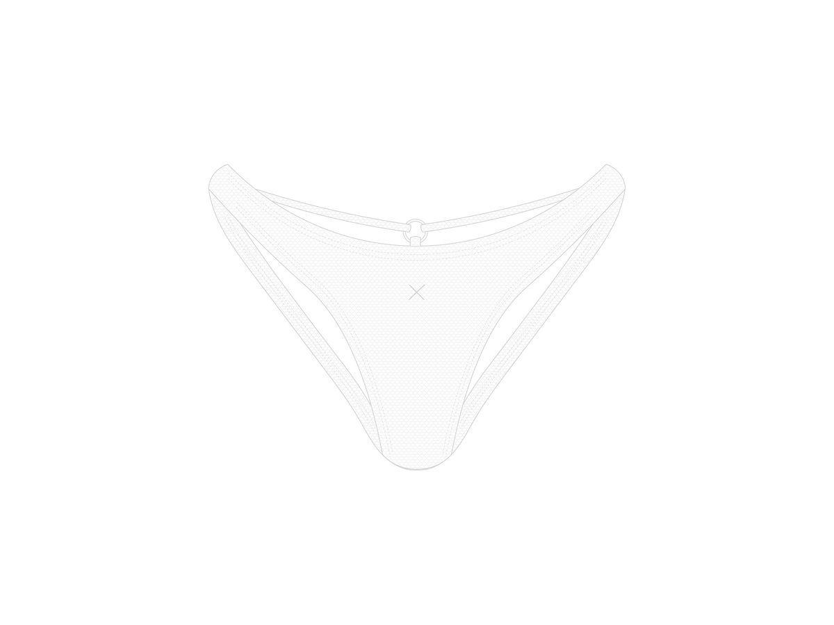 Venice White Around Bottoms - Honeycomb Fabric – Boutine LA