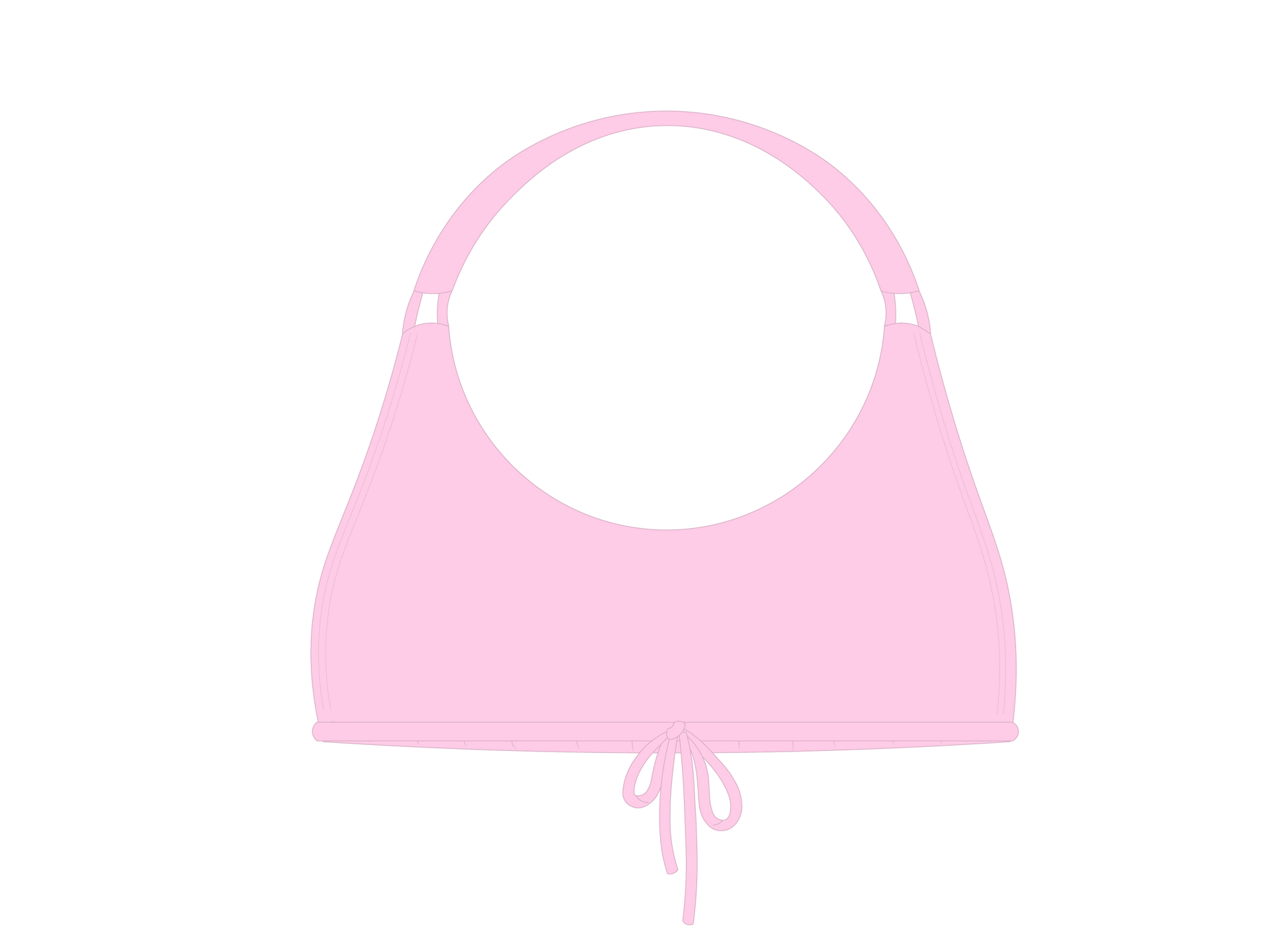 Pink Rhinestone Logo Top – Boutine LA