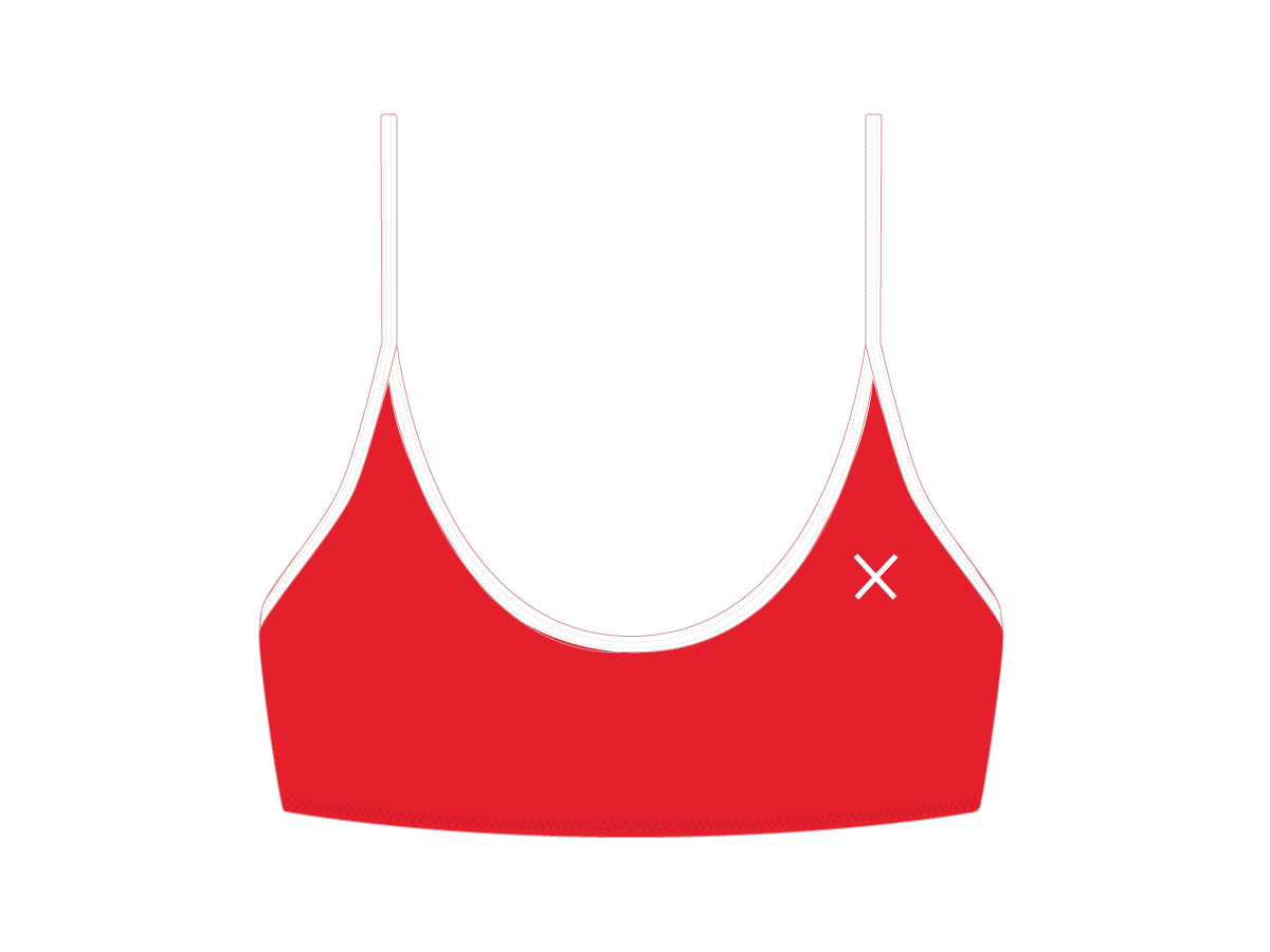 Rose Red Bralette Top – Boutine LA