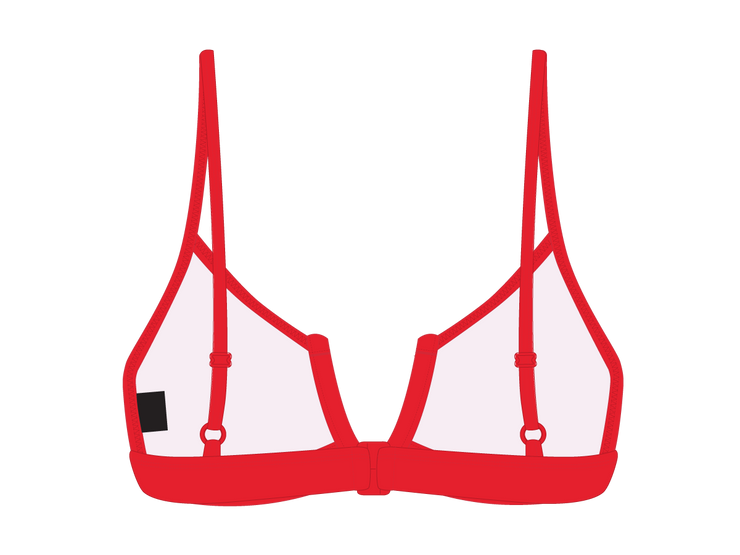 Rose Red V-Cut Top – Boutine LA