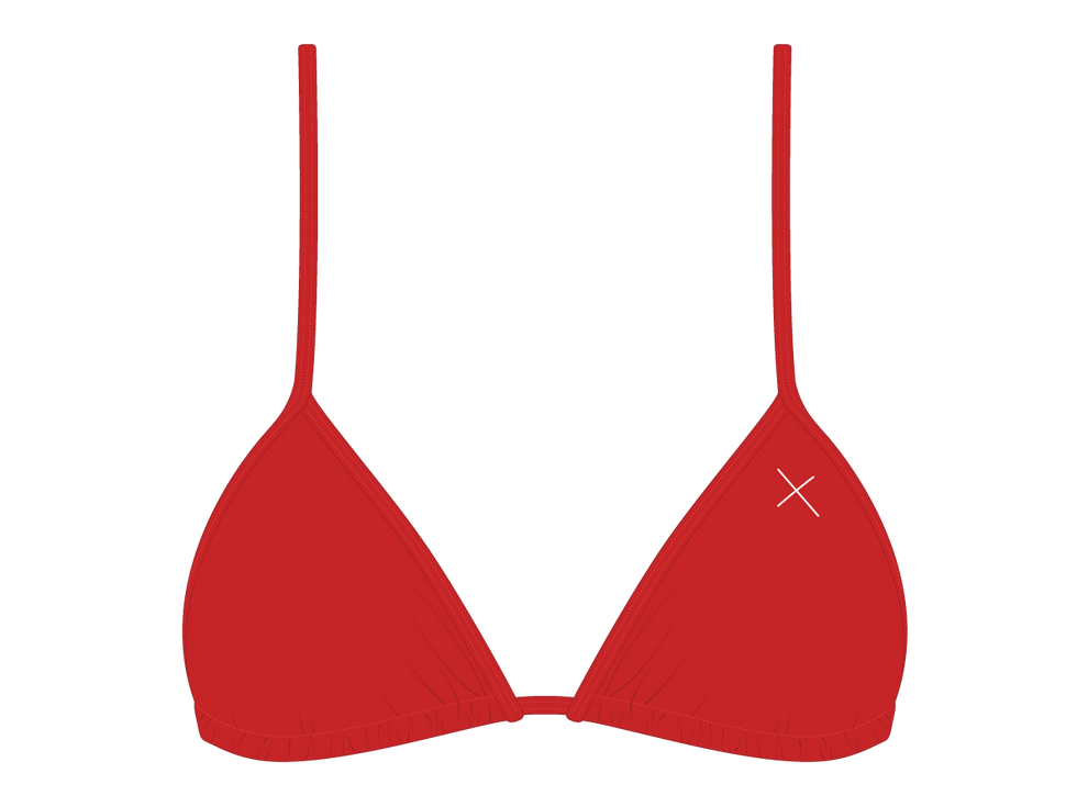 Rose Red Bikini Top II – Boutine LA