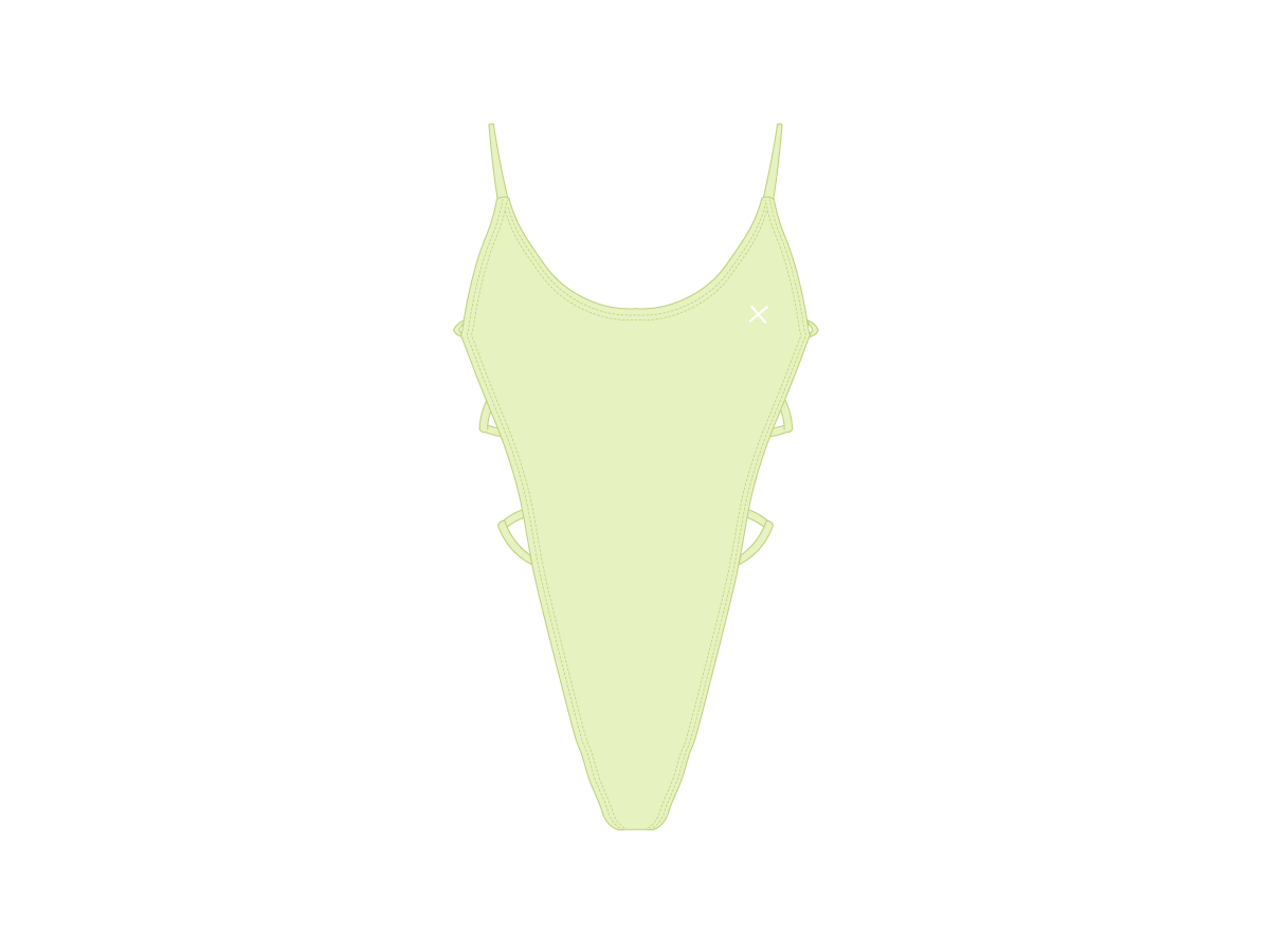 Ocean Blue Rogue One Piece – Boutine LA