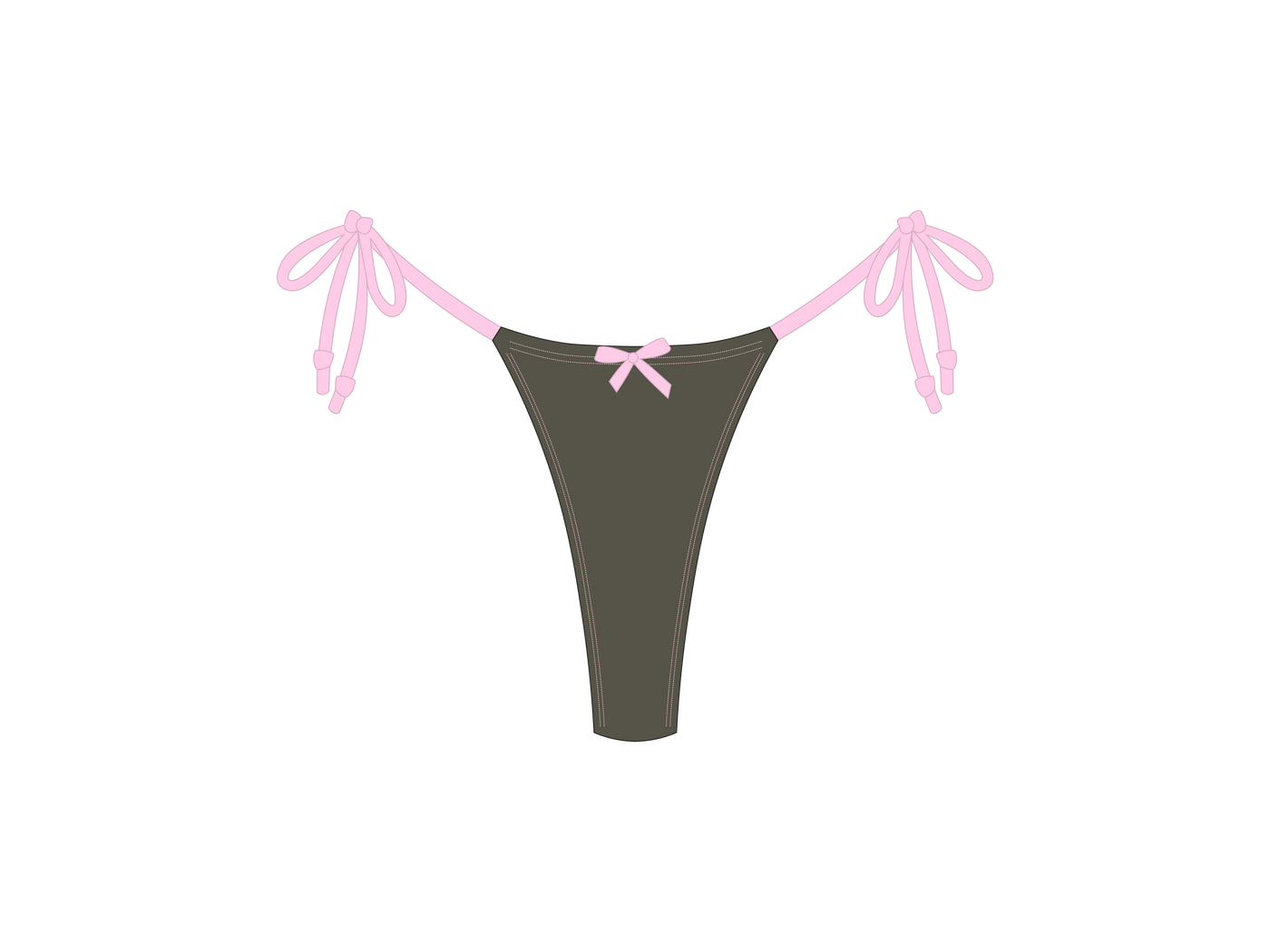 Contrast Bow Bottoms – Boutine LA