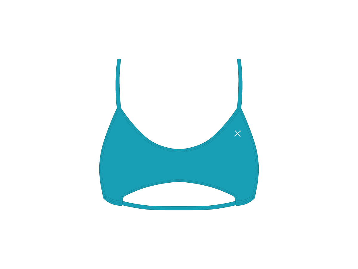 Marine Blue Split Top – Boutine LA