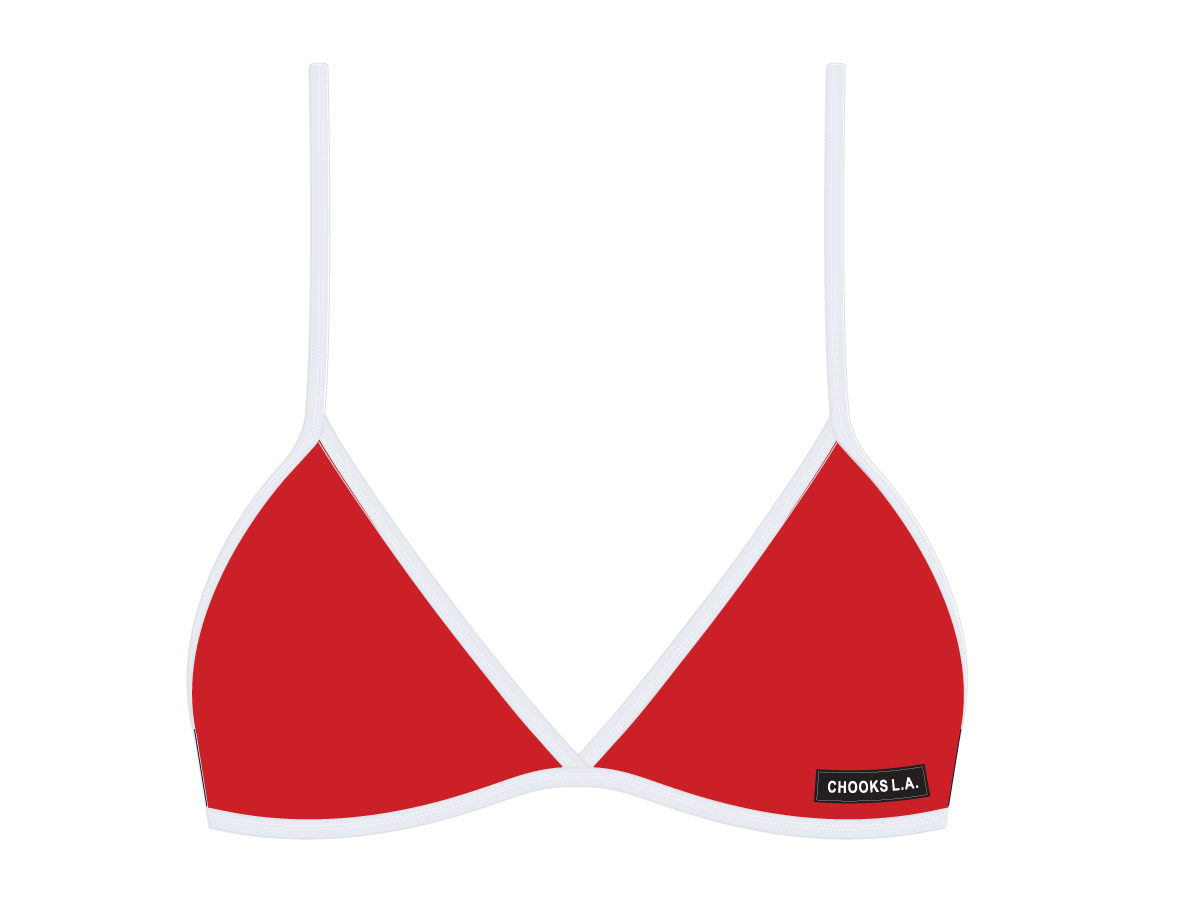 Bay Red Bikini top – Boutine LA