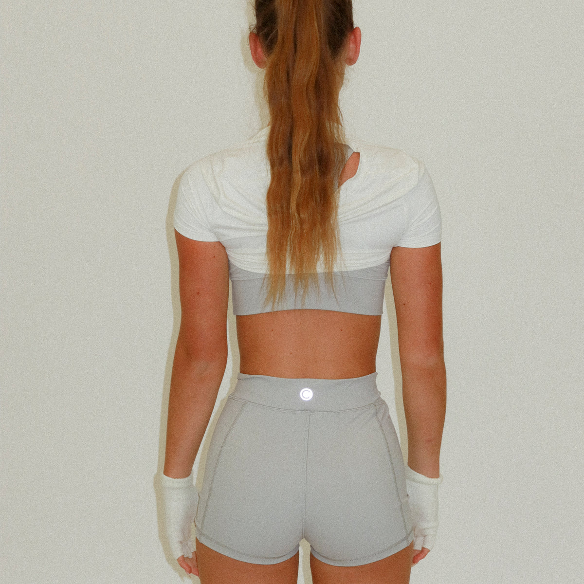 Ash Grey Active Scrunch Shorts – Boutine LA