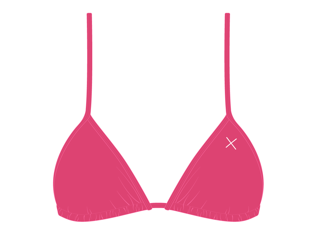 Poppy Red Bikini Top II – Boutine LA